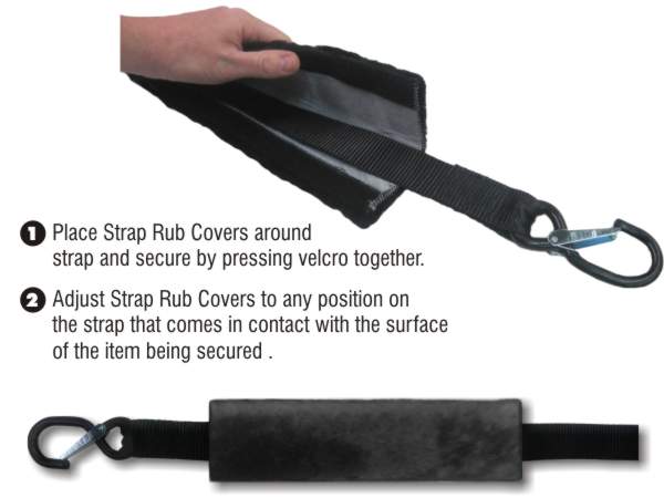 Strap Rub Cover by BLACK+GRAY – protect paint and chrome from damage ...